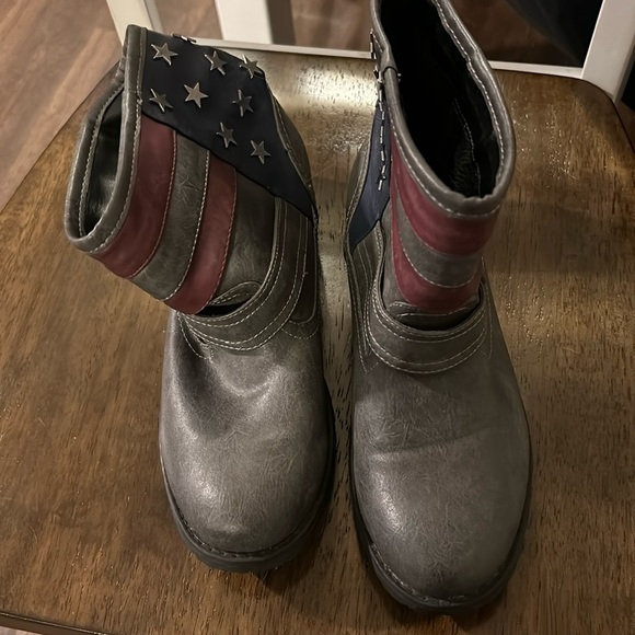 Shoes | Flag Boots | Poshmark